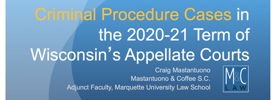 Milwaukee Criminal Defense Attorneys | Mastantuono & Coffee SC